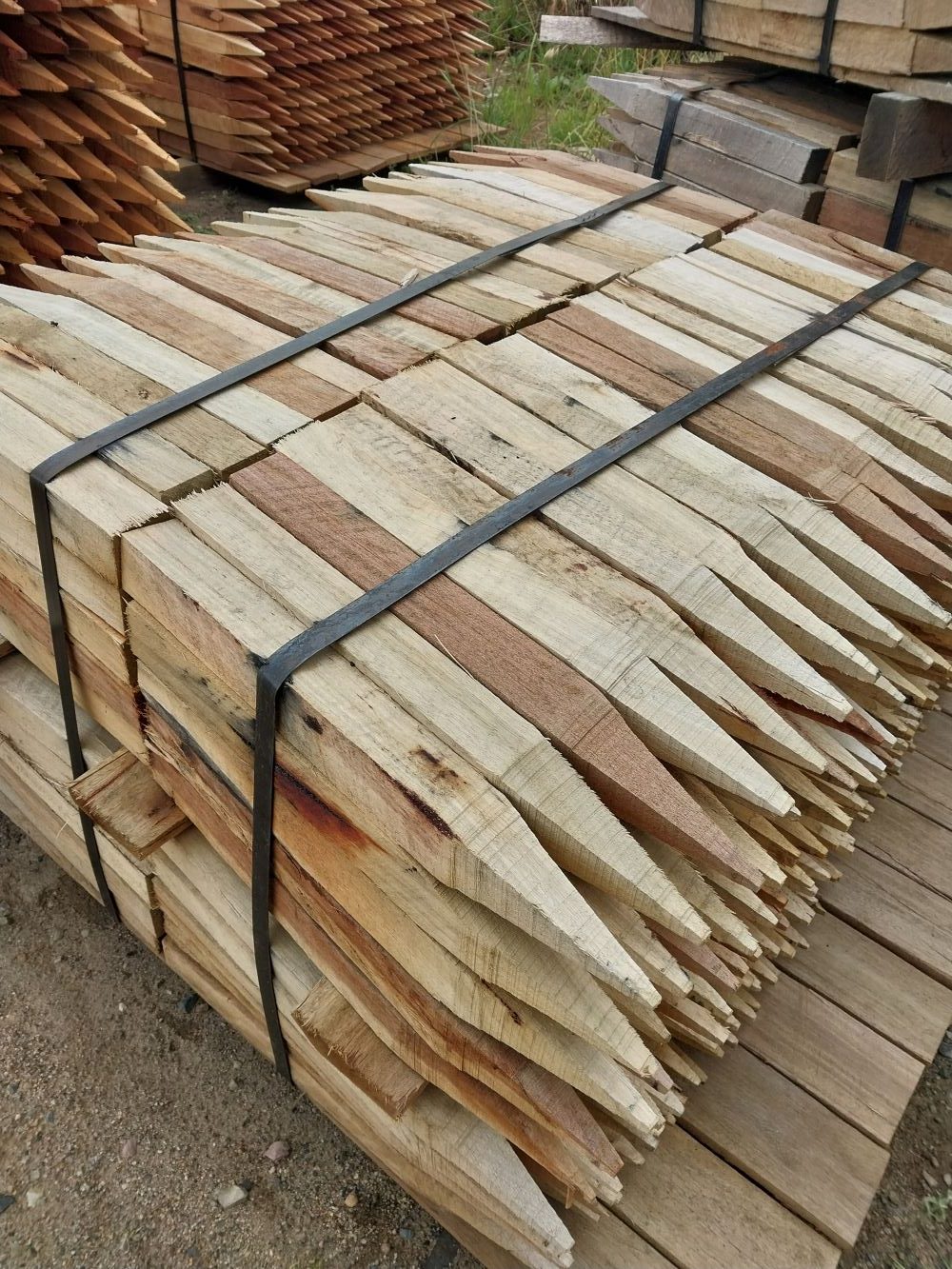 Pointed Tree Pegs - 50x50mm 1.8m long Pick up - Firewood Marketplace