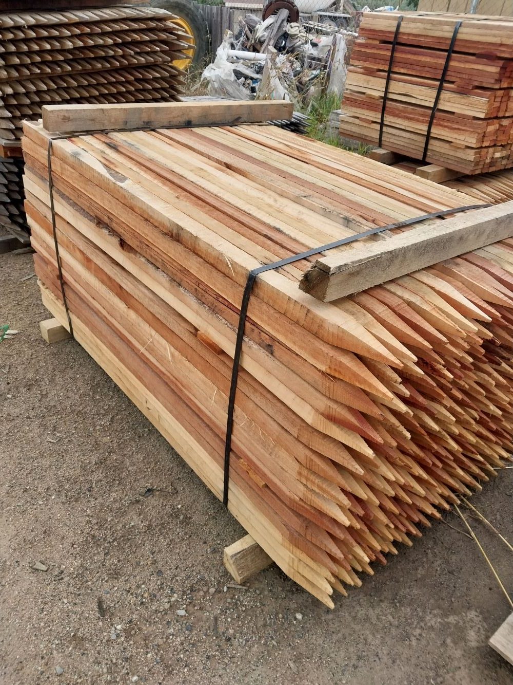 Pointed Tree Pegs - 50x50mm 1.8m long Pick up - Firewood Marketplace