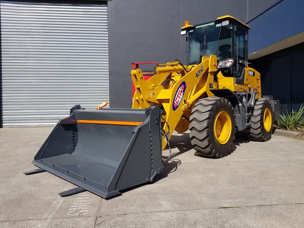 5T AL916C 105HP WHEEL LOADER WITH Q/H INC: GP BUCKET, PALLET FORKS, 4 ...